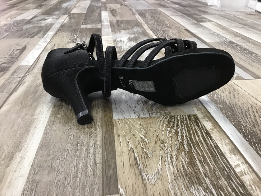 So Danca - Bolero 3” Heel Open Toe Ballroom Shoe (BL308) - Black – Carolina Dancewear