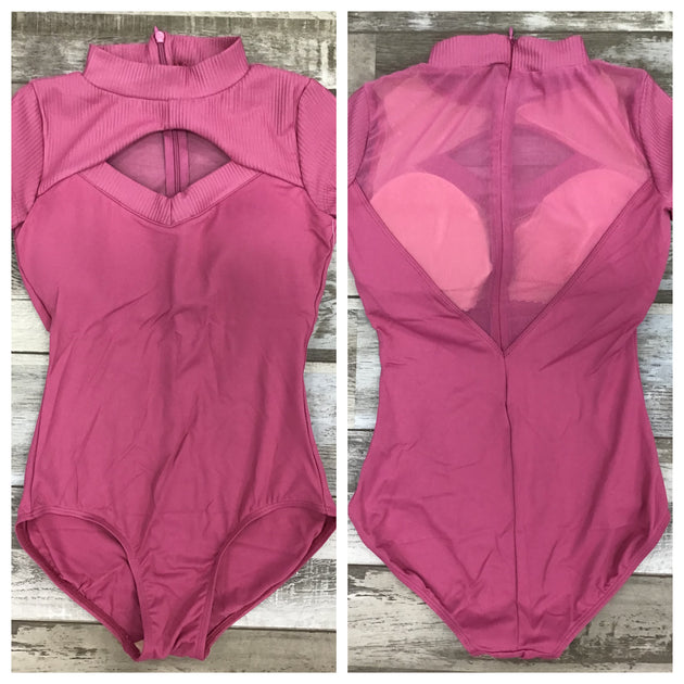 Danz N Motion - Neve Shiny Rib Cap Sleeve Leotard - Adult (25124A) - M ...