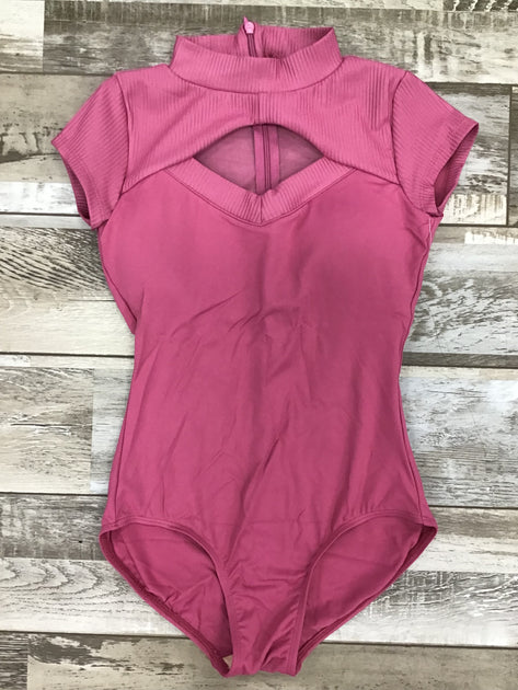 Danz N Motion - Neve Shiny Rib Cap Sleeve Leotard - Adult (25124A) - M ...