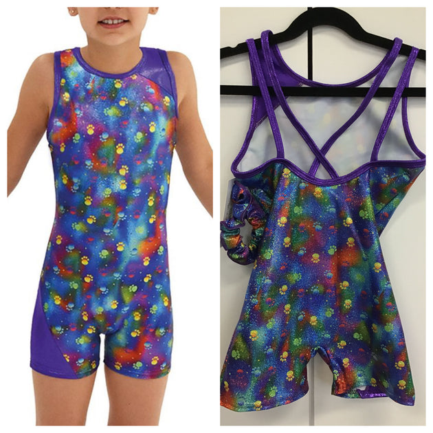 Mondor - Printed Unitard - Child (7801) - Tip Toe – Carolina Dancewear