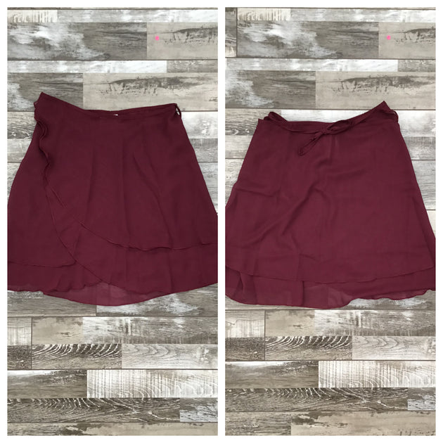 So Danca - Aviva Wrap Skirt - Adult (MB36-90) - Bordeaux – Carolina ...
