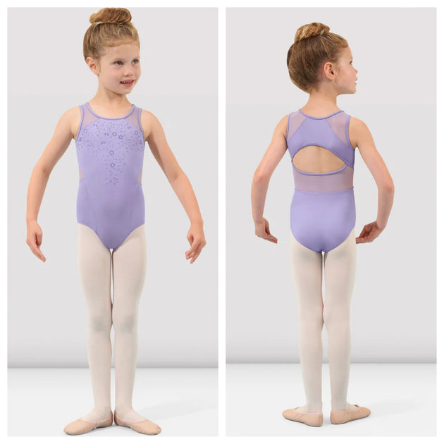 Bloch - Flower Vine Embroidery Tank Leotard - Child (CL4635) - Lilac ...
