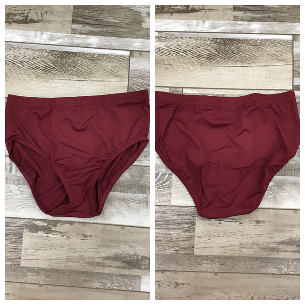 Body Wrappers - Athletic Brief - Adult (MT200) - Wine – Carolina Dancewear
